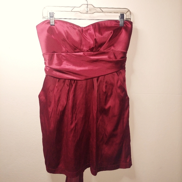 Mind Code | Dresses | Maroon Halter Formal Dress | Poshmark